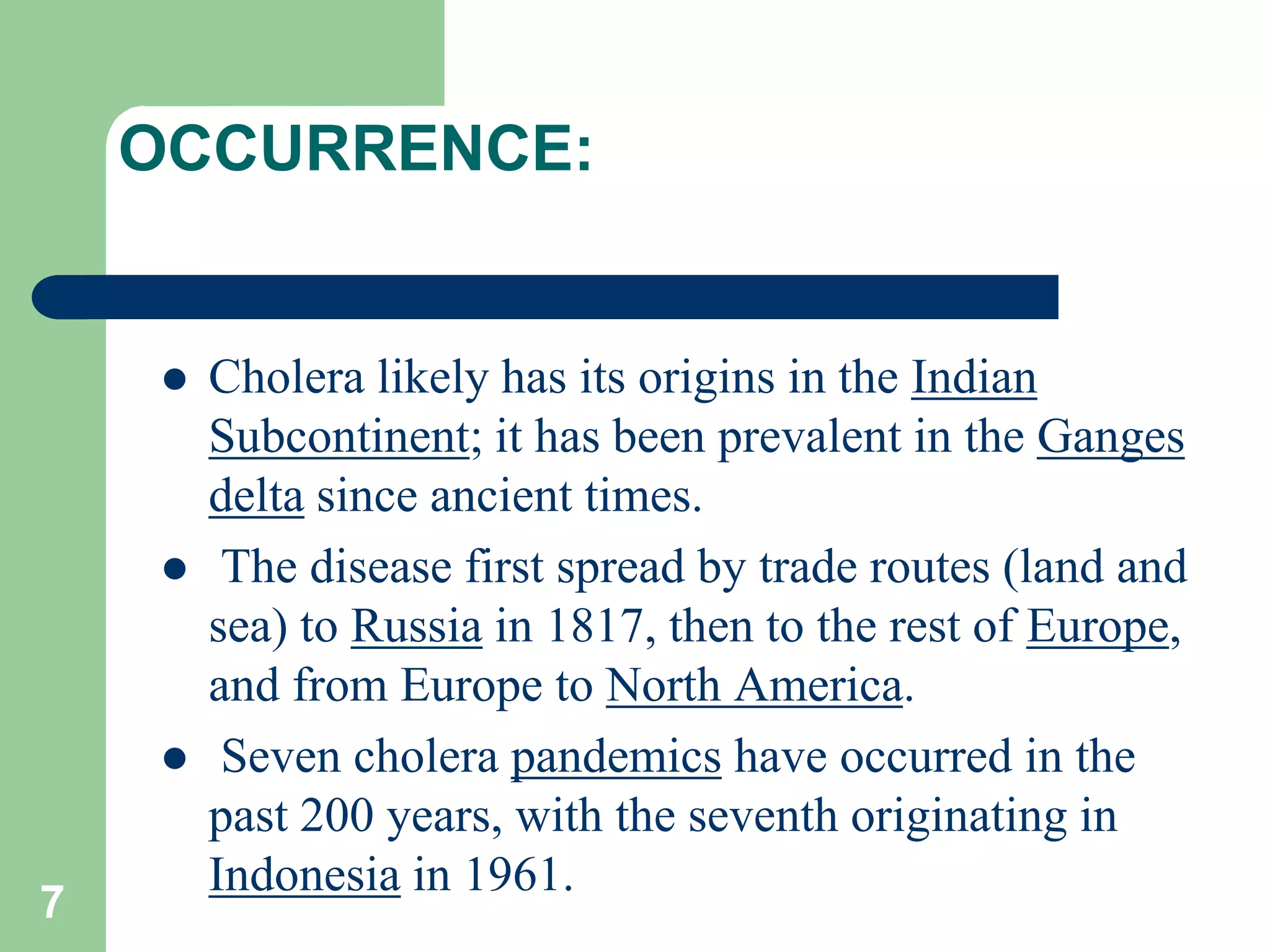 cholera | PPTX