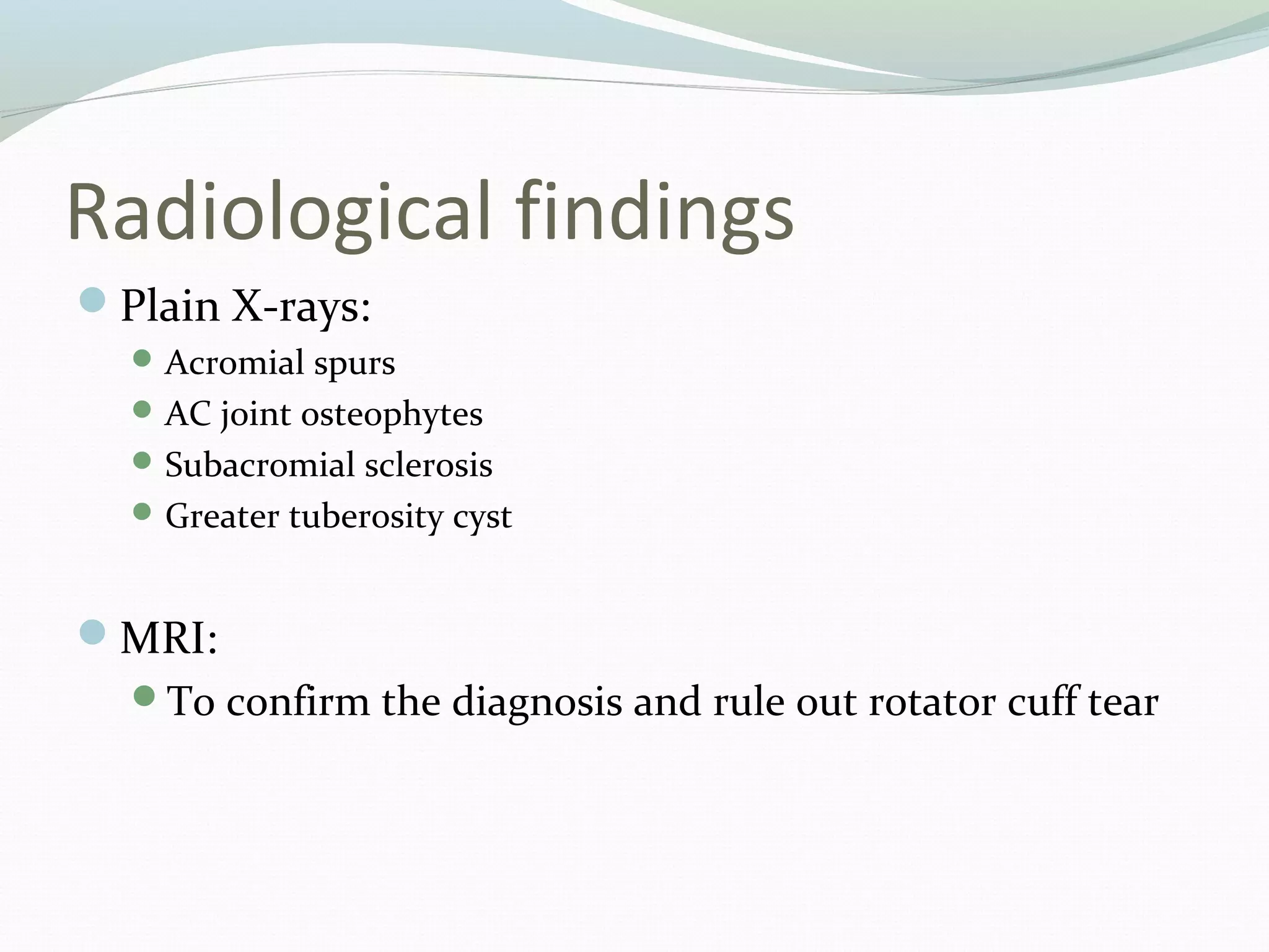 15 common shoulder disorders | PPT