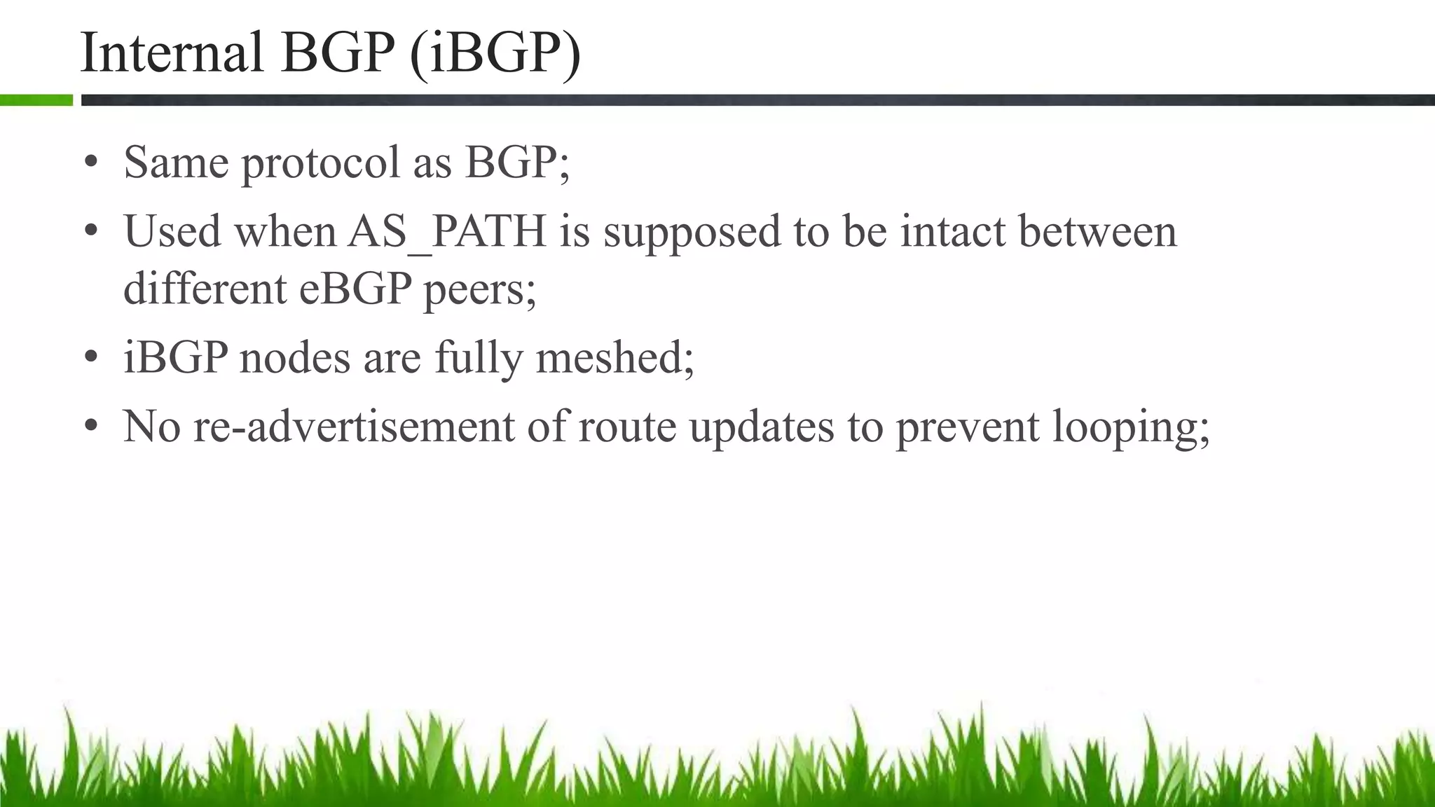 15 coms 525 tcpip - border gateway protocols | PPT