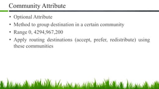 15 coms 525 tcpip - border gateway protocols | PPT