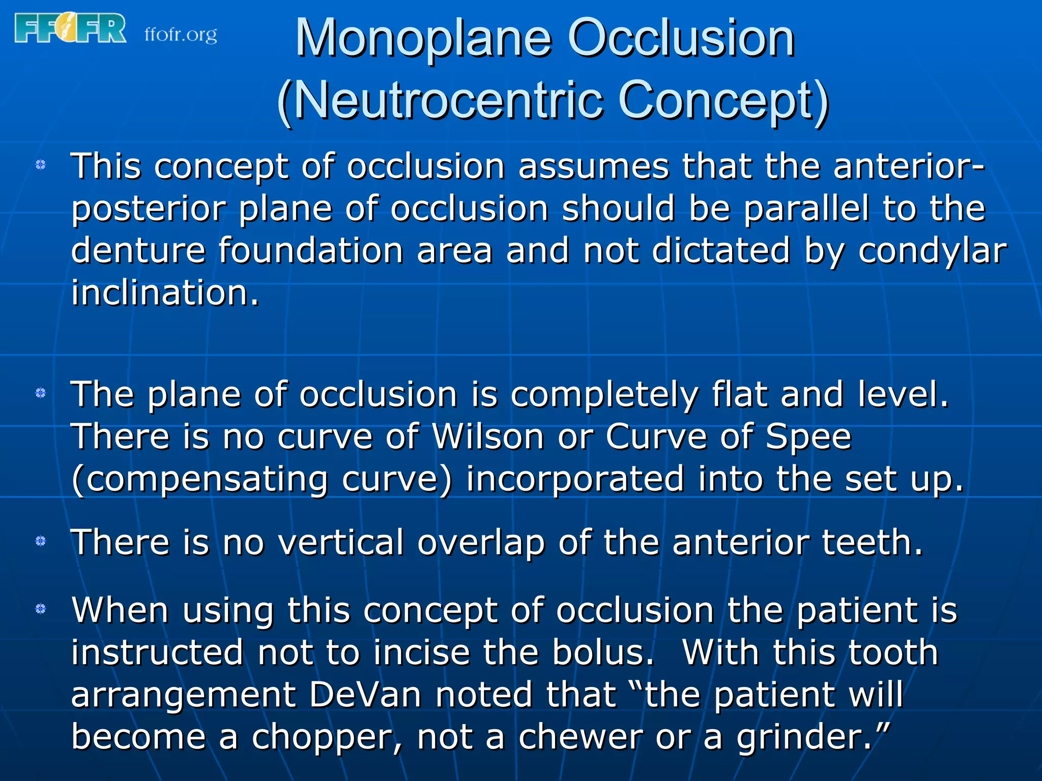15.concepts of complete denture occlusion | PPT