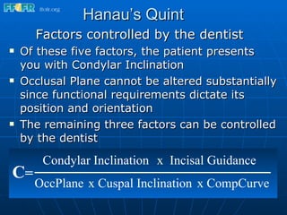 15.concepts of complete denture occlusion | PPT