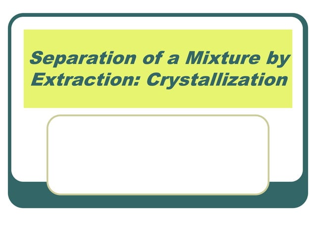 15 crystallization | PDF