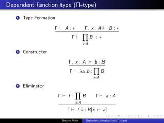 15 - Scala. Dependent function type (Π-type) | PPT