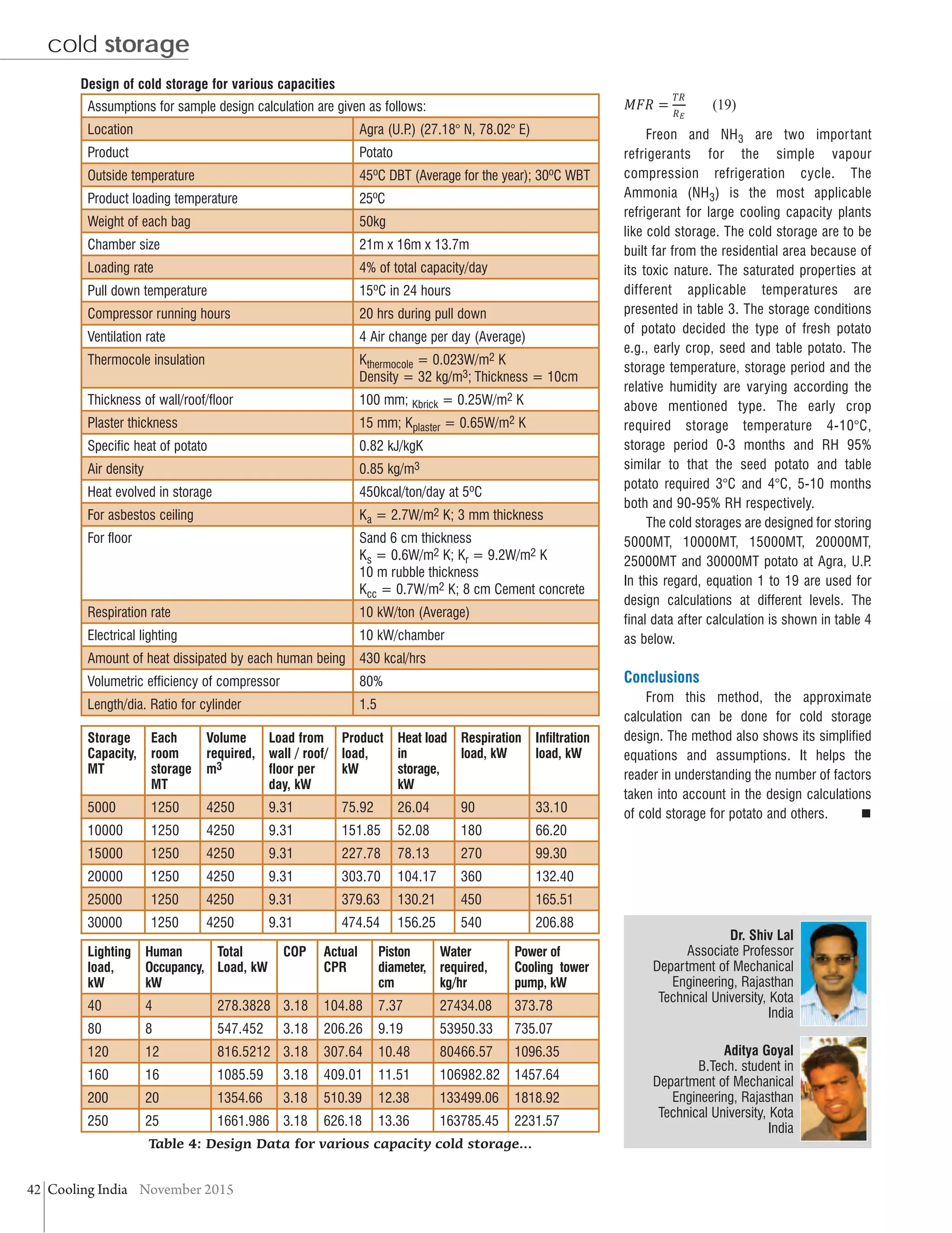 Design of Cold Storage for Potato in India.pdf