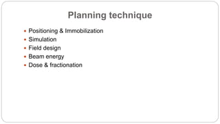 EBRT of Ca Cervix | PPTX