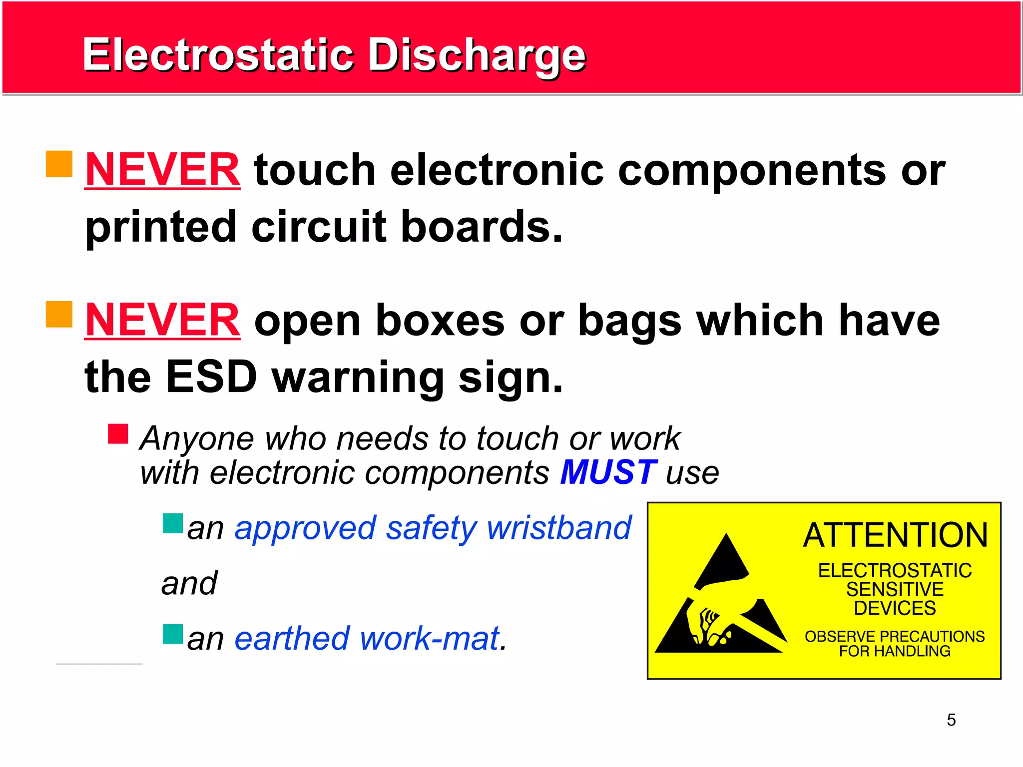 15 electro staticdischarge1g | PPT