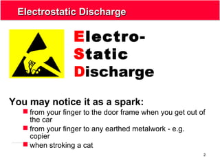 15 electro staticdischarge1g | PPT