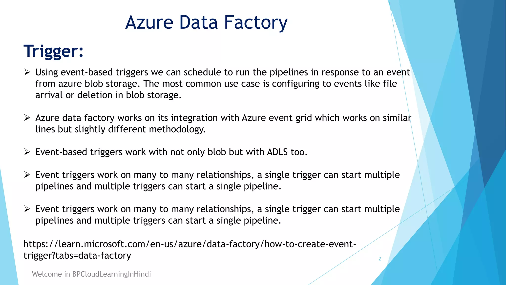 15 Event Based Trigger In Azure Data Factory Pptx