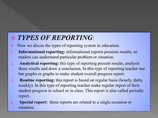 Types of Grading and Reports | PPTX