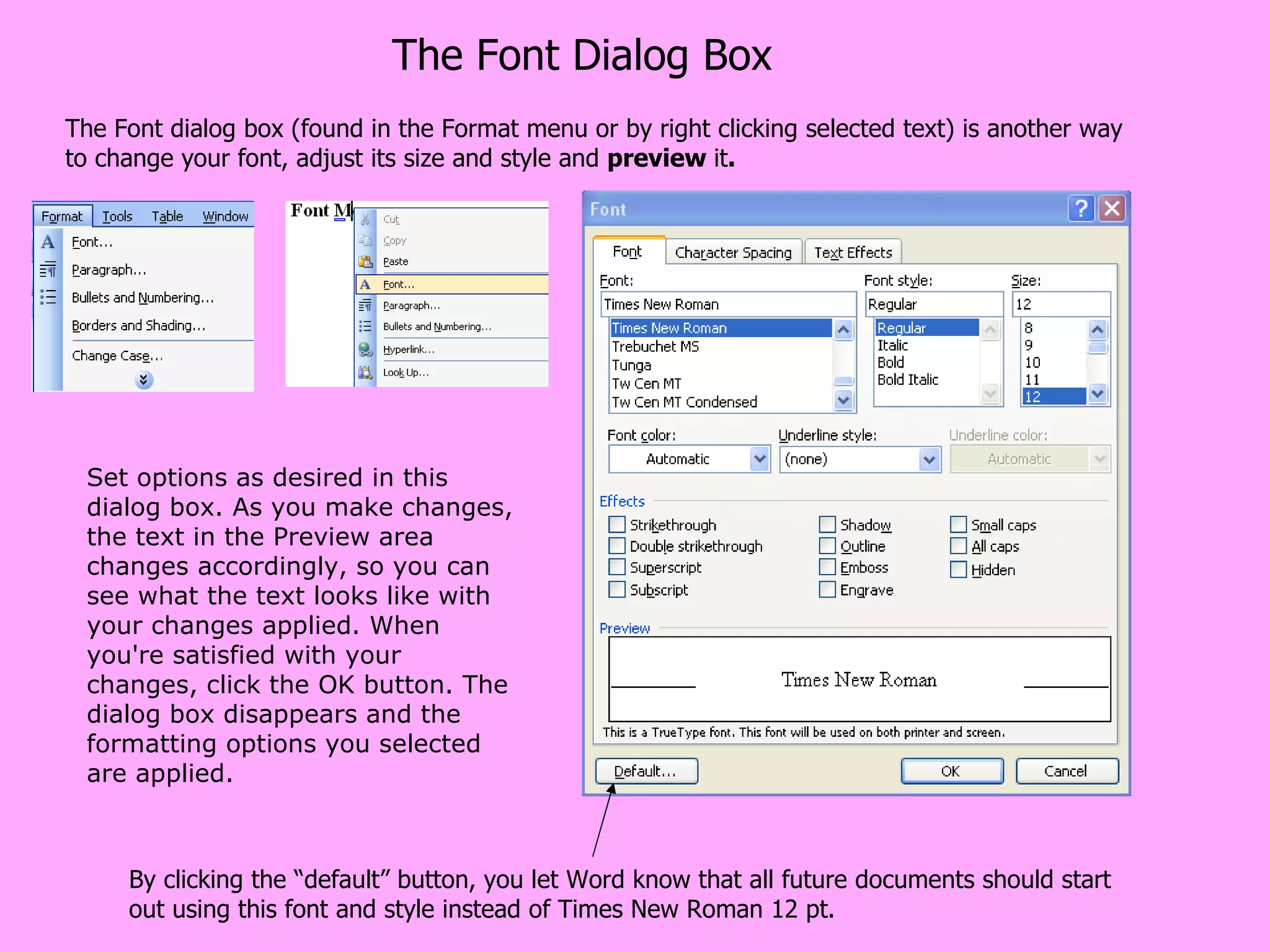 Formatting Text | PPT