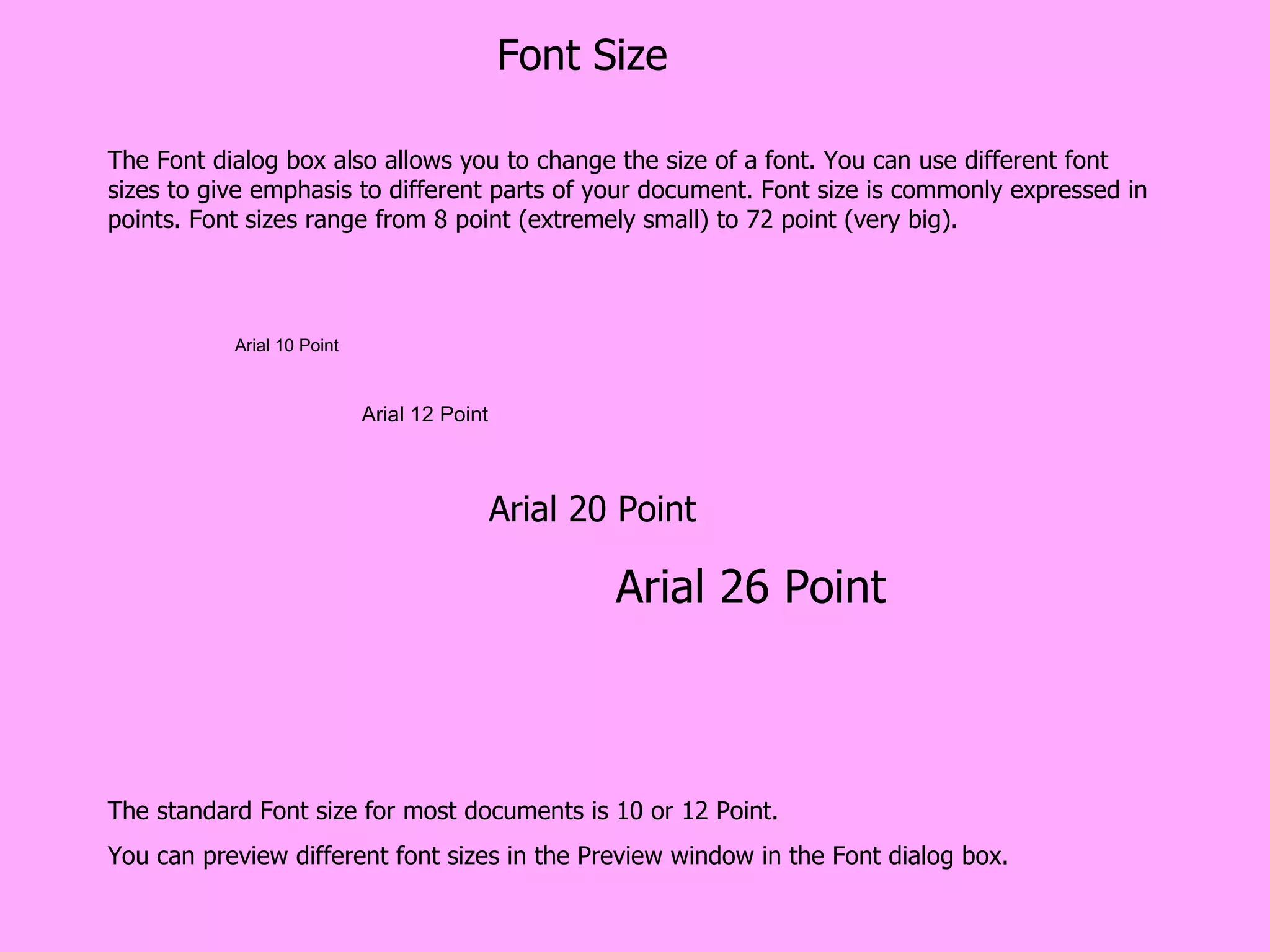 Formatting Text | PPT