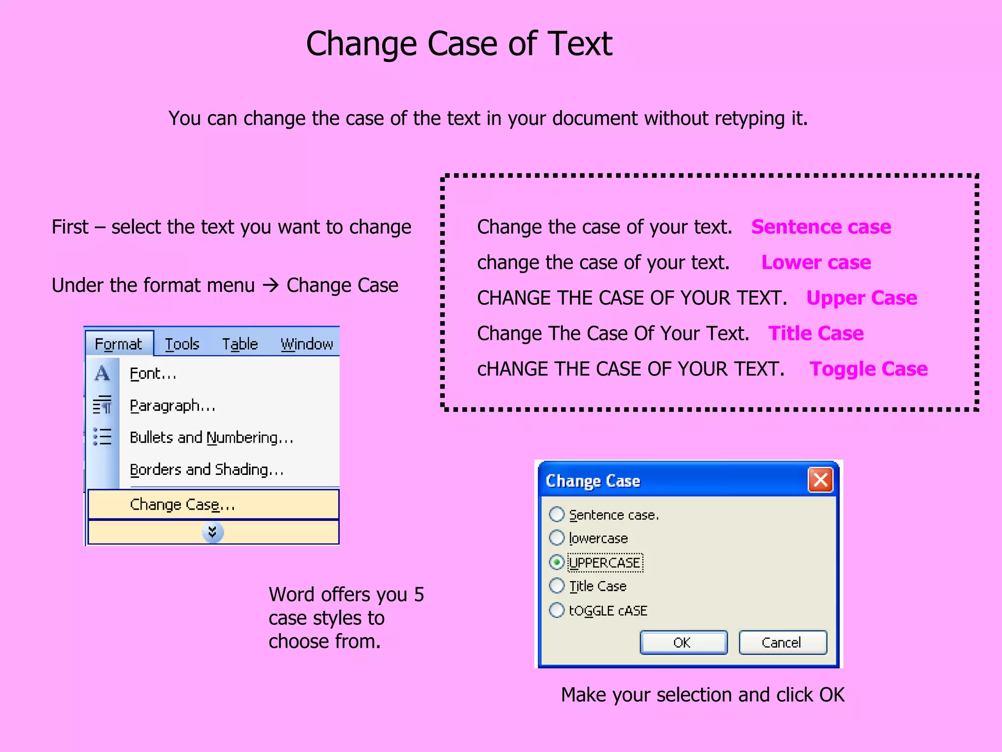 Formatting Text | PPT