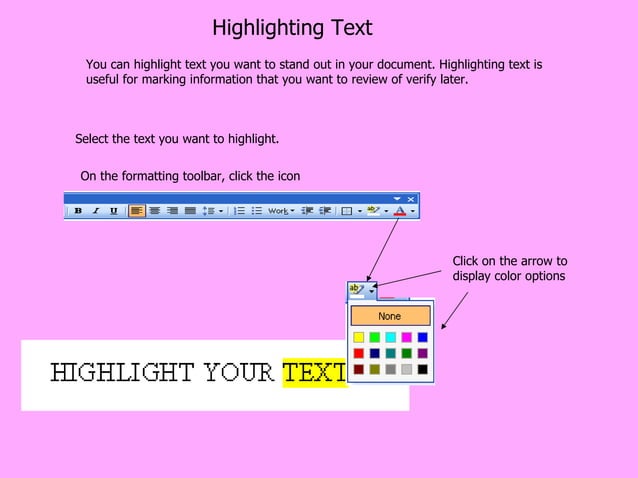 Formatting Text | PPT