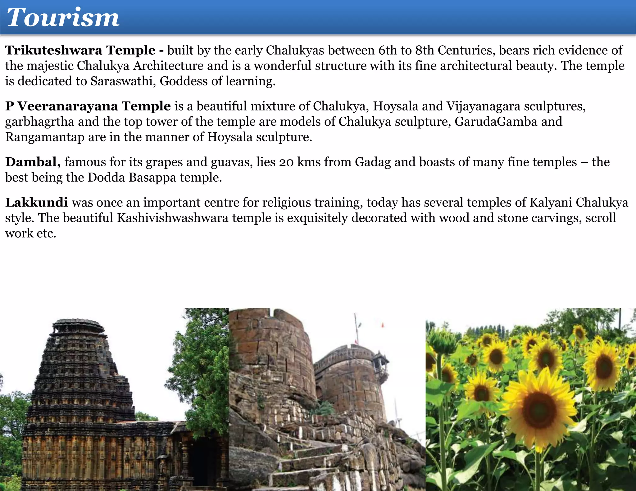 Gadag District profile | PPTX