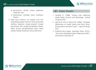 Buku Panduan Praktis BPJS Kesehatan - Gate Keeper Concept | PDF