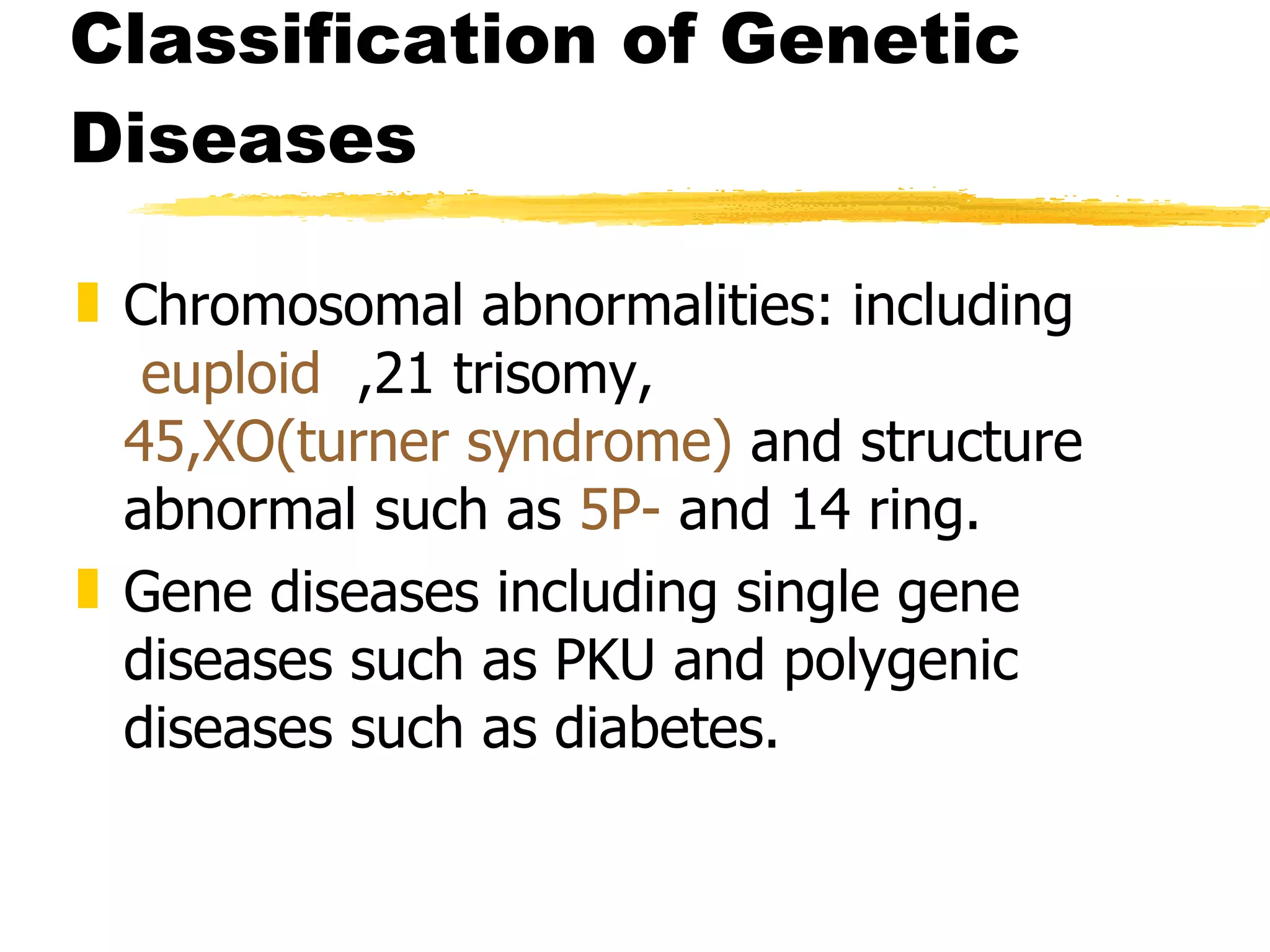 15 Genetic Diseases | PPT