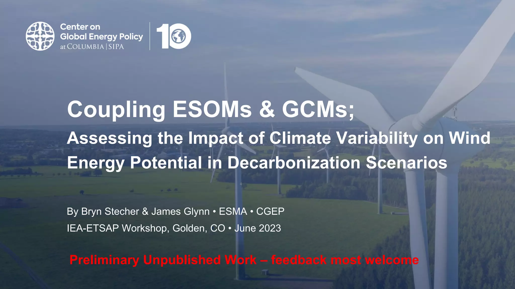 Assessing the Impact of Climate Variability on Wind Energy Potential in ...