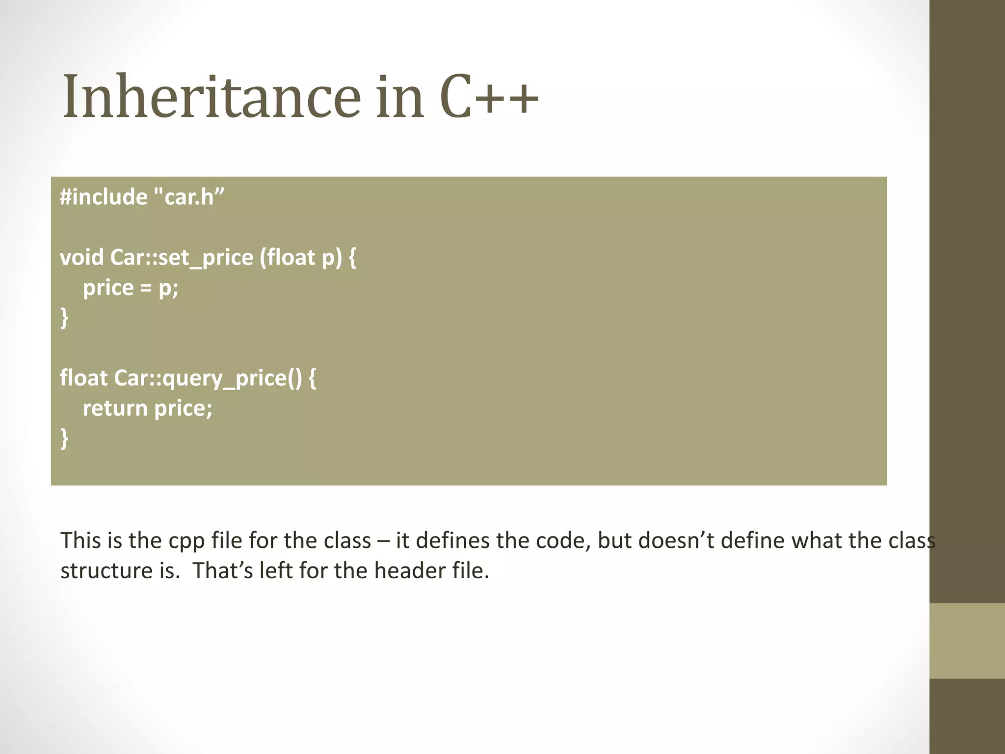 CPP15 - Inheritance | PPT