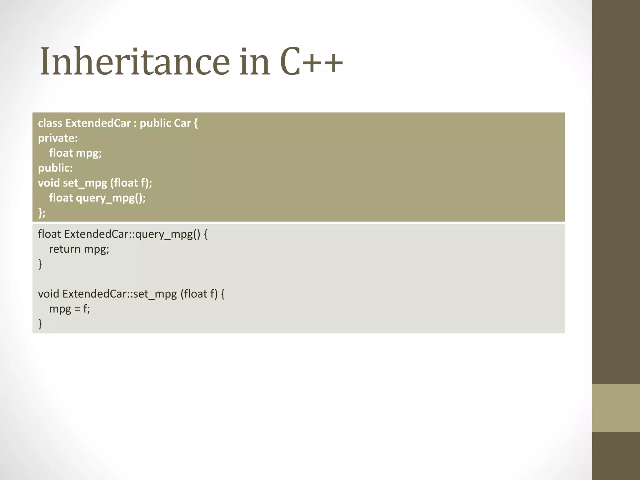CPP15 - Inheritance | PPT