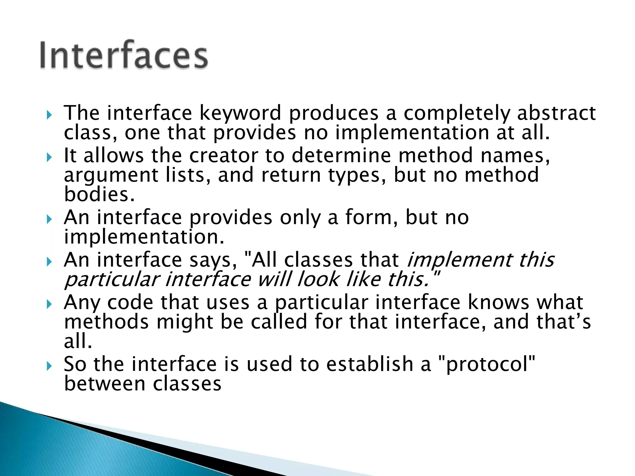 15 interfaces | PPT