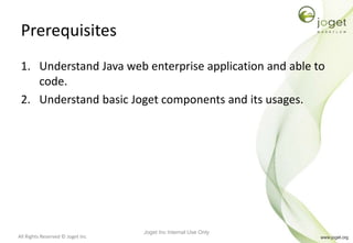Joget Workflow v4 Training - Module 15 - Introduction to Plugin Architecture | PPTX