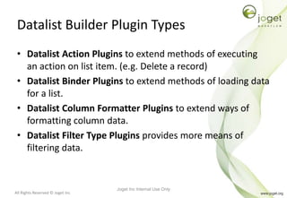 Joget Workflow v5 Training Slides - Module 15 - Introduction to Plugin Architecture | PPT