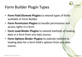 Joget Workflow v6 Training Slides - 15 - Introduction to Plugin Architecture | PPT