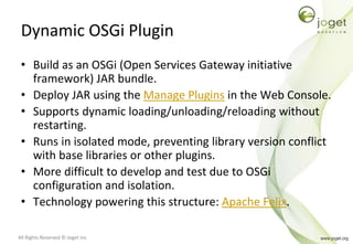 Joget Workflow v6 Training Slides - 15 - Introduction to Plugin Architecture | PPT