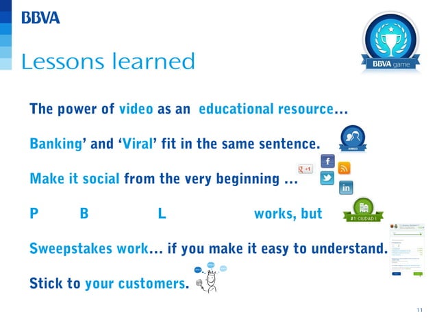 GWC13 - Javier Borderías - BBVA - BBVA Game | PPT