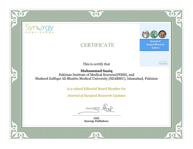 Journal of surgical research updates(JSRU) | PDF