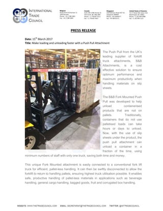 Make loading and unloading faster with a Push Pull Attachment | PDF