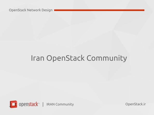 Mastering OpenStack - Episode 15 - Network Design | PPT