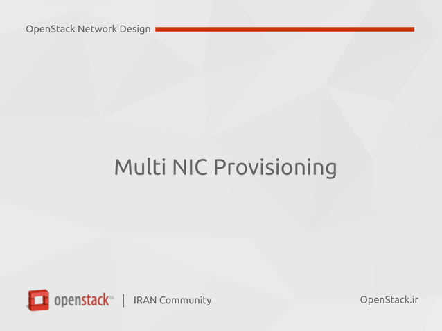 Mastering OpenStack - Episode 15 - Network Design | PPT