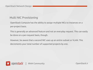 Mastering OpenStack - Episode 15 - Network Design | PPT