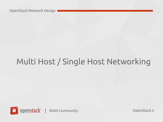 Mastering OpenStack - Episode 15 - Network Design | PPT