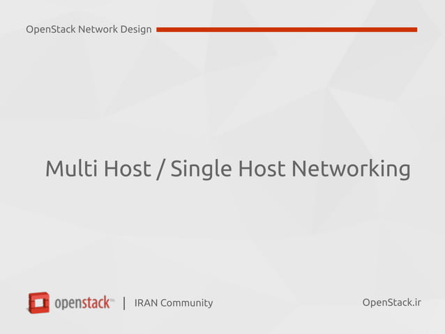 Mastering OpenStack - Episode 15 - Network Design | PPT