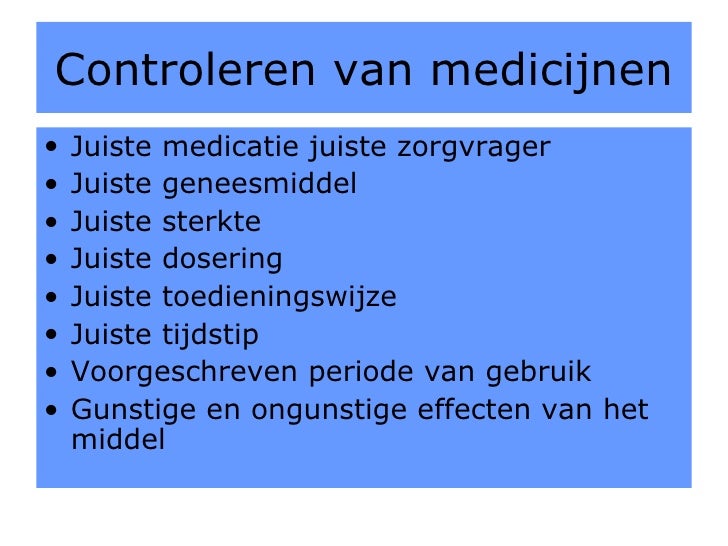 Medicijnen delen
