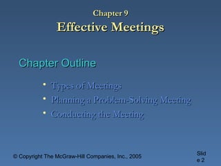 15. meetings | PPT