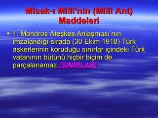 15 Misakı Milli | PPT