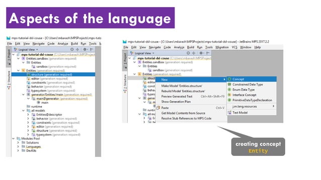 JetBrains MPS: Structure Aspect | PPT