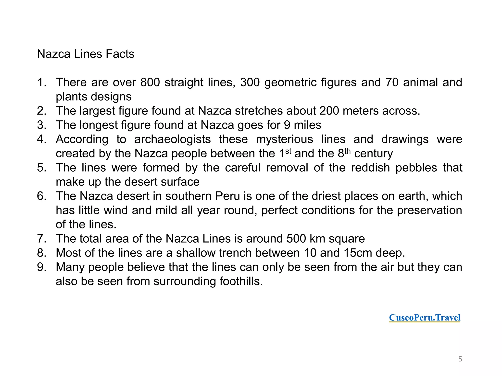 15 Nazca lines facts you might not know | PPTX