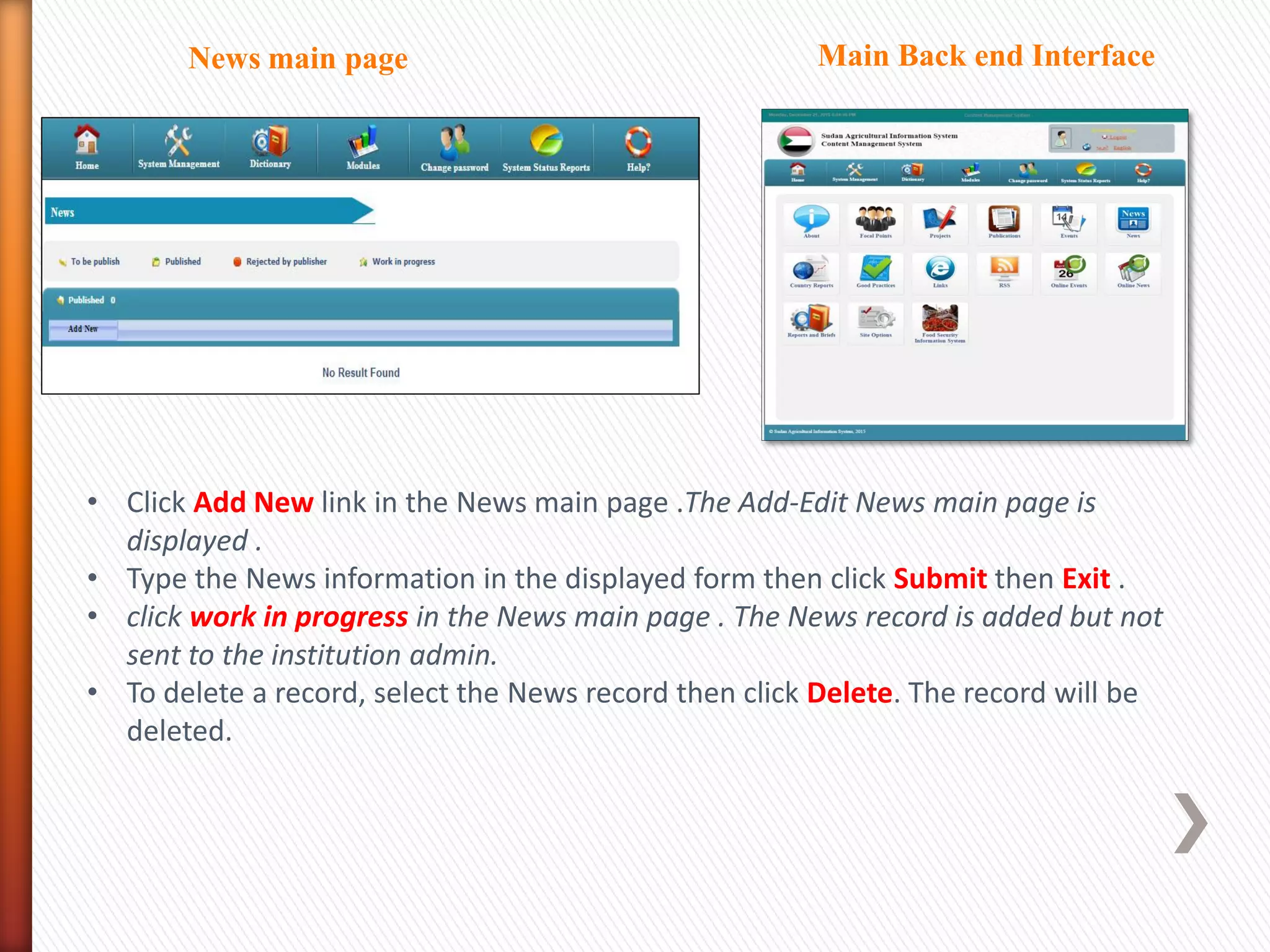 News Presentation | PPT