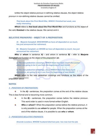 15 - Non-Defining Relative Clauses | PDF
