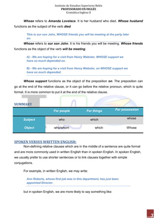 15 - Non-Defining Relative Clauses | PDF