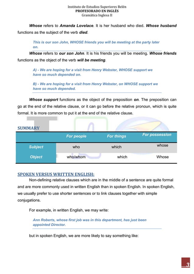 15 - Non-Defining Relative Clauses | PDF