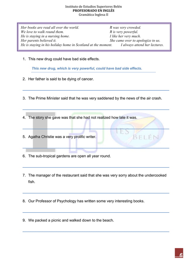 15 - Non-Defining Relative Clauses | PDF