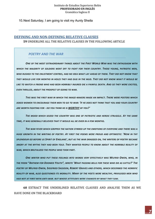 15 - Non-Defining Relative Clauses | PDF