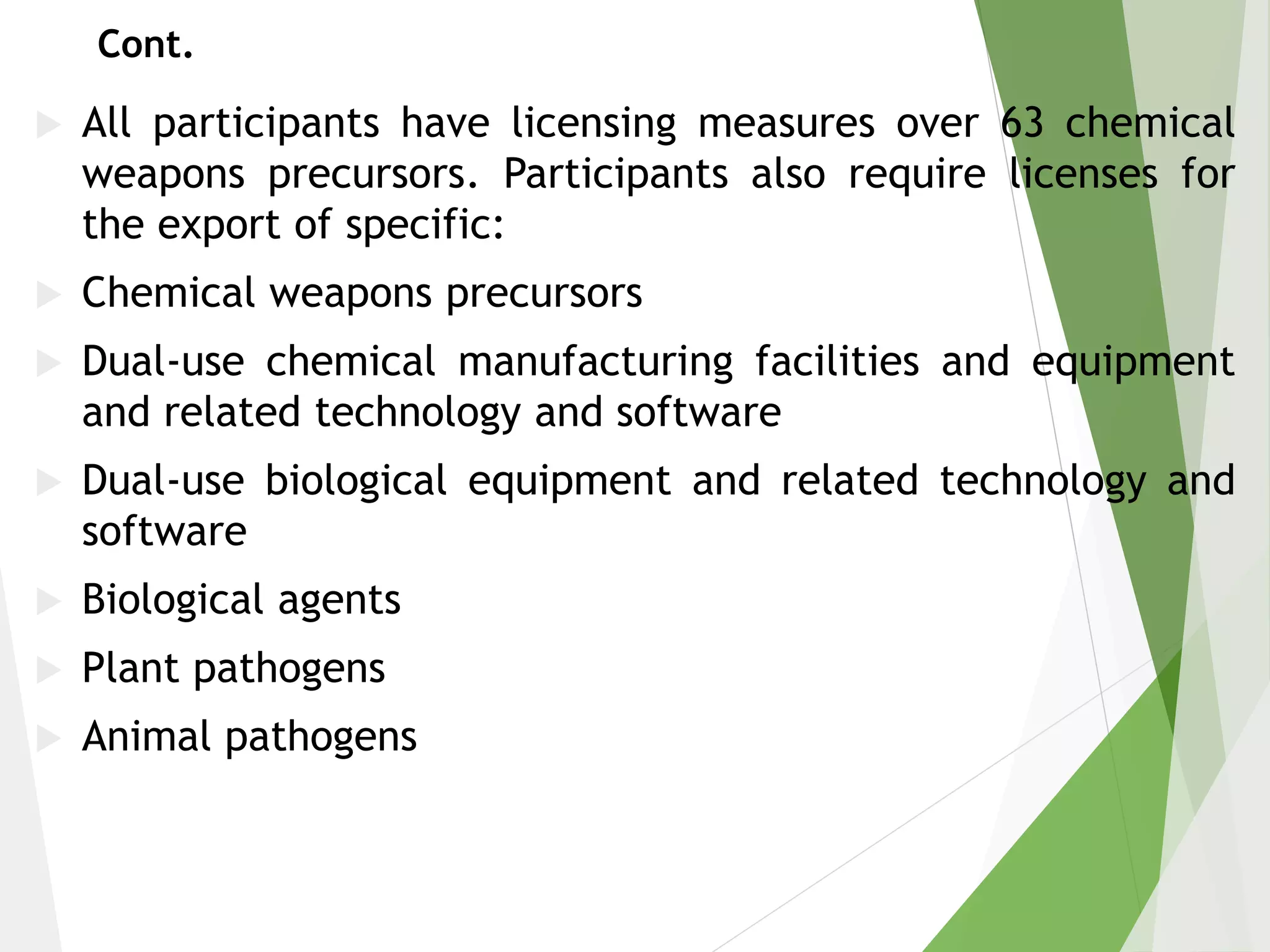 Nuclear Export Control Regimes | PPTX | Arms & Ammunition | Sensitive ...