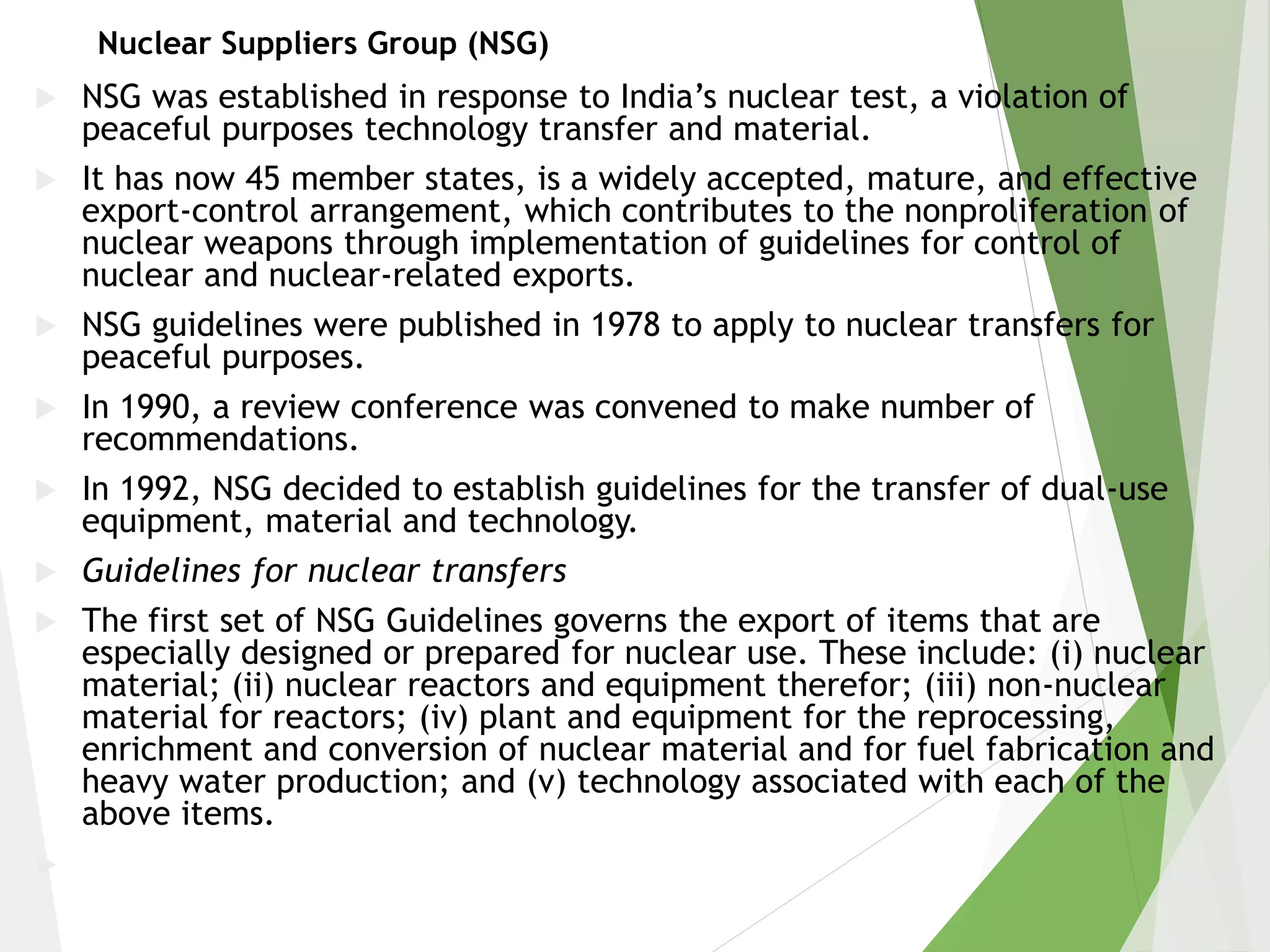 Nuclear Export Control Regimes | PPTX | Arms & Ammunition | Sensitive ...